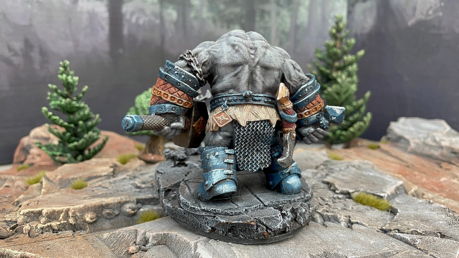 Pro Painted Fire Giant Mini - Etsy