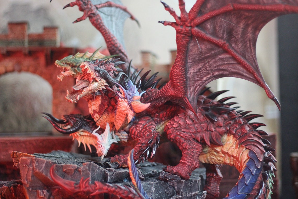 Pre Order: Tiamat Painted and Printed by Steven Oaks - Etsy
