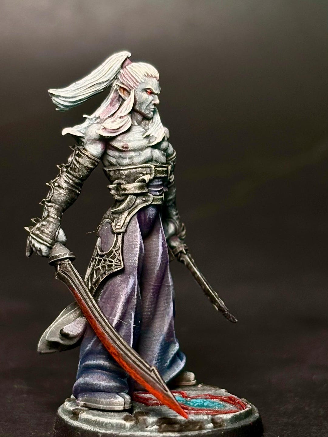 Pro Painted Drow Weapons Master Mini - Etsy