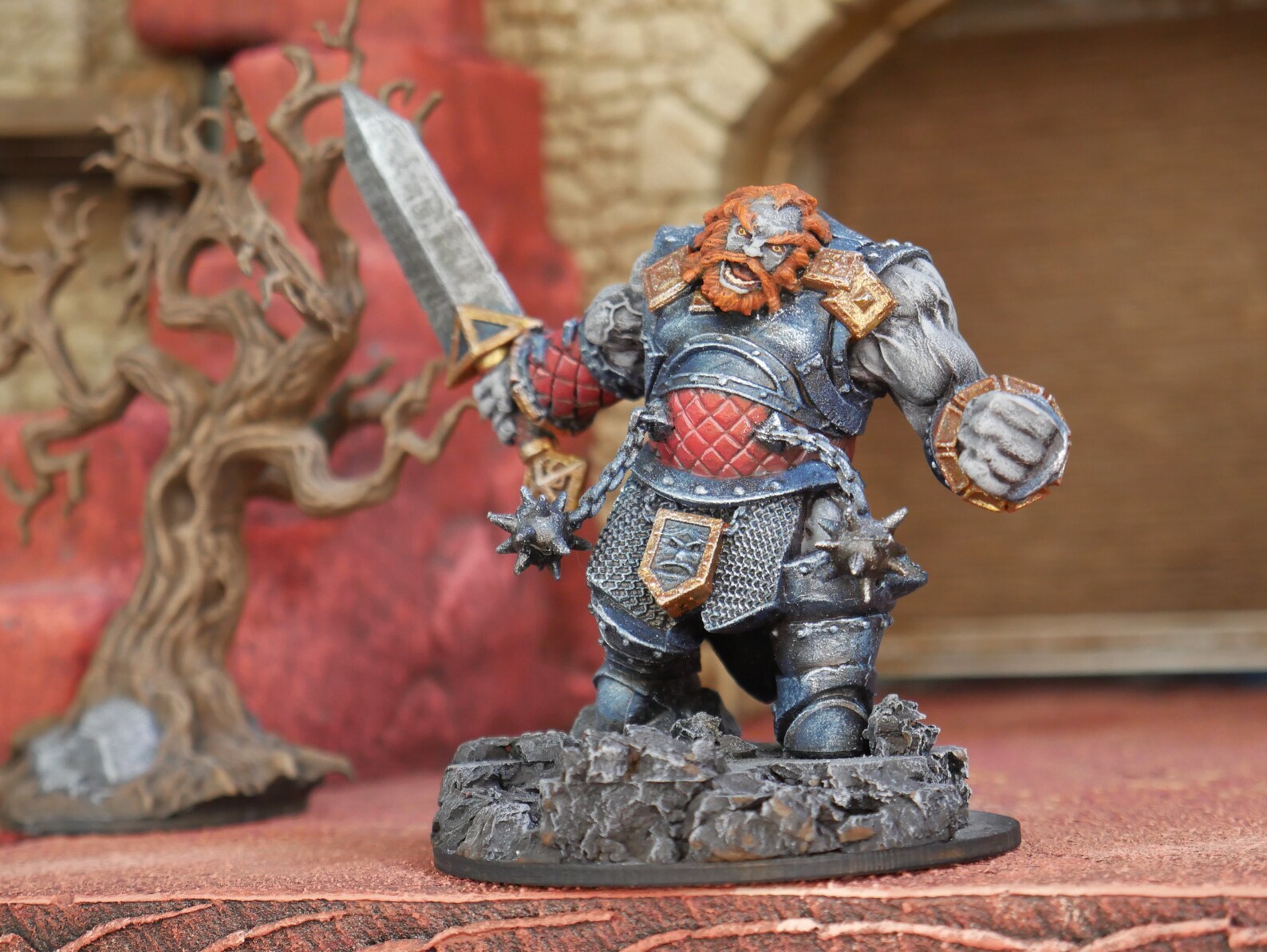Pro Painted Fire Giant - Etsy