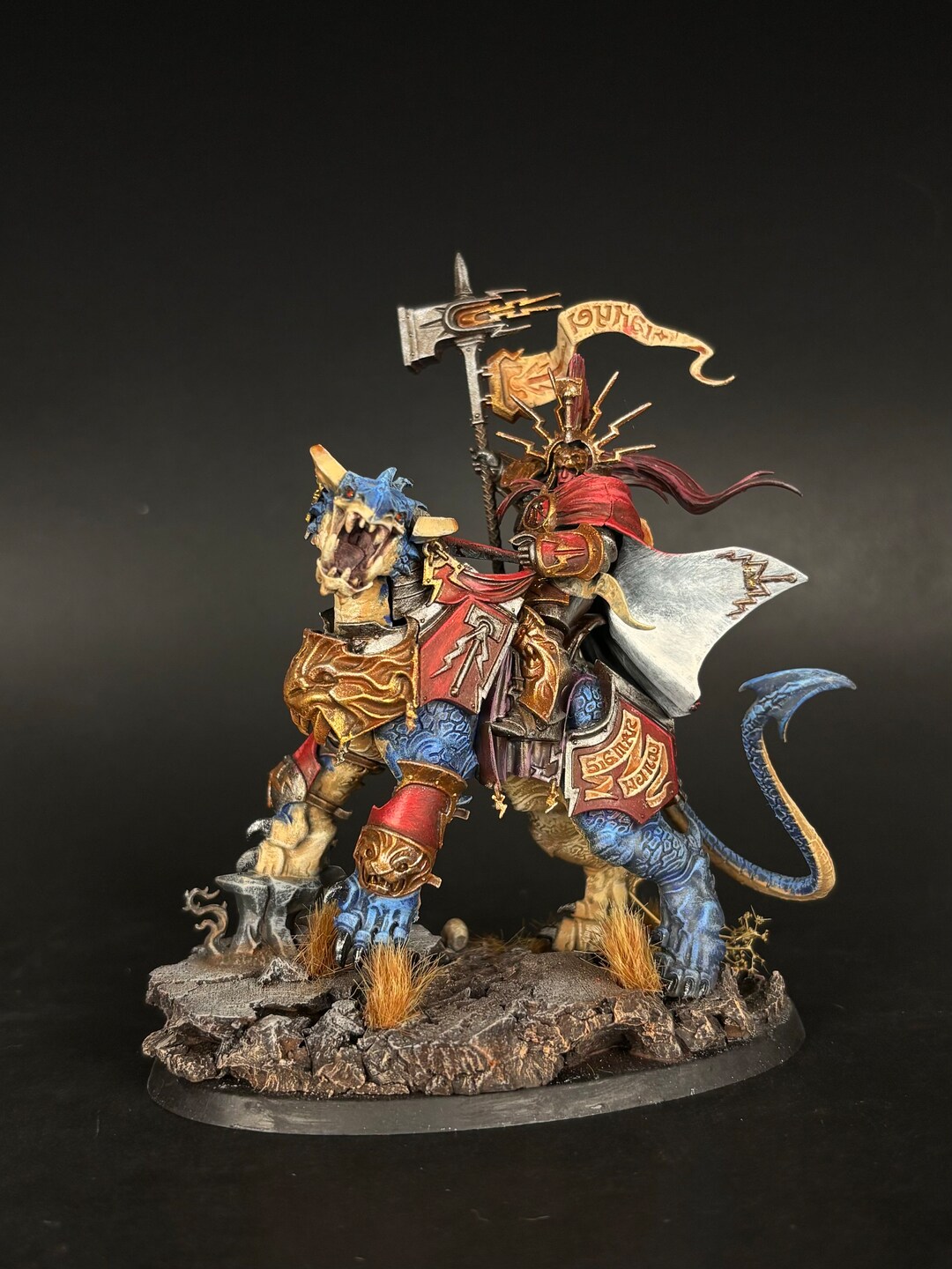 Pro Painted Blue Drake Knight for Tabletop Gaming - Etsy