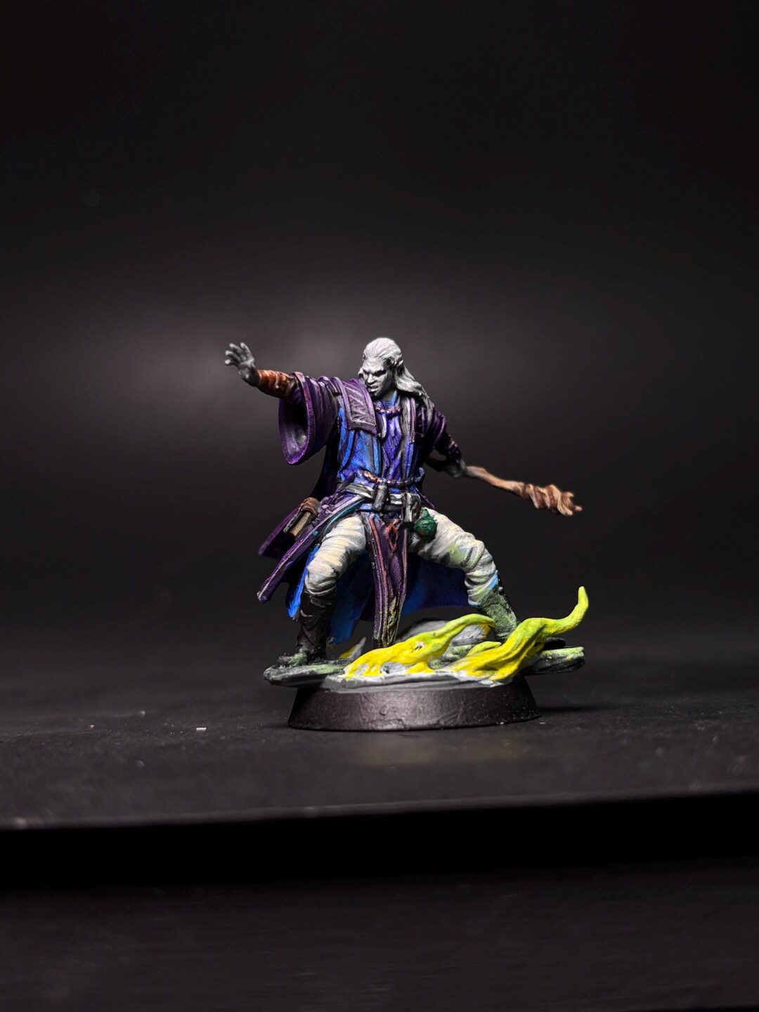 Pro Painted Drow Wizard Mini - Etsy