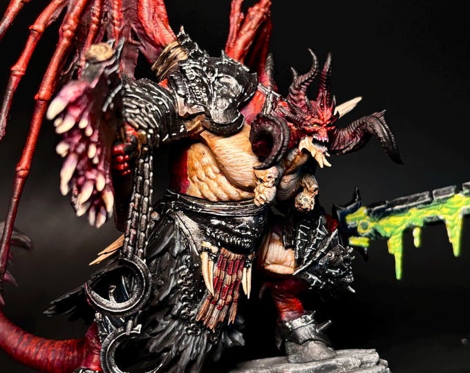 Painted Demogorgon Demonic Lasher Demon Lord - Tabletop RPG, Dungeons ...