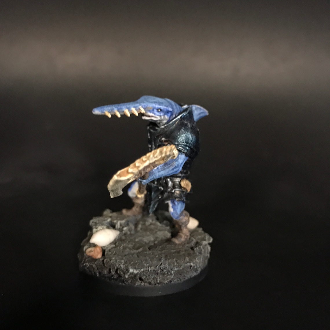 Pro Painted Were Shark Sahuagin Mini for Dnd or Pathfinder | Etsy