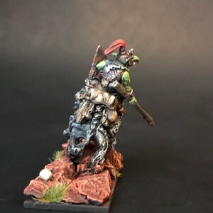 Pro Painted Goblin Wargling Rider for Dnd or Pathfinder - Etsy