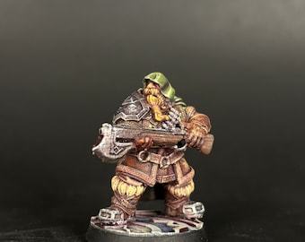 Dwarf Female Artificer Battlesmith Miniature for Dungeons and - Etsy
