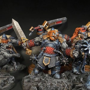 Pro Painted Fire Giant - Etsy