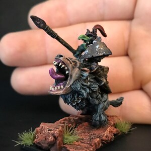Pro Painted Goblin Wargling Rider for Dnd or Pathfinder - Etsy