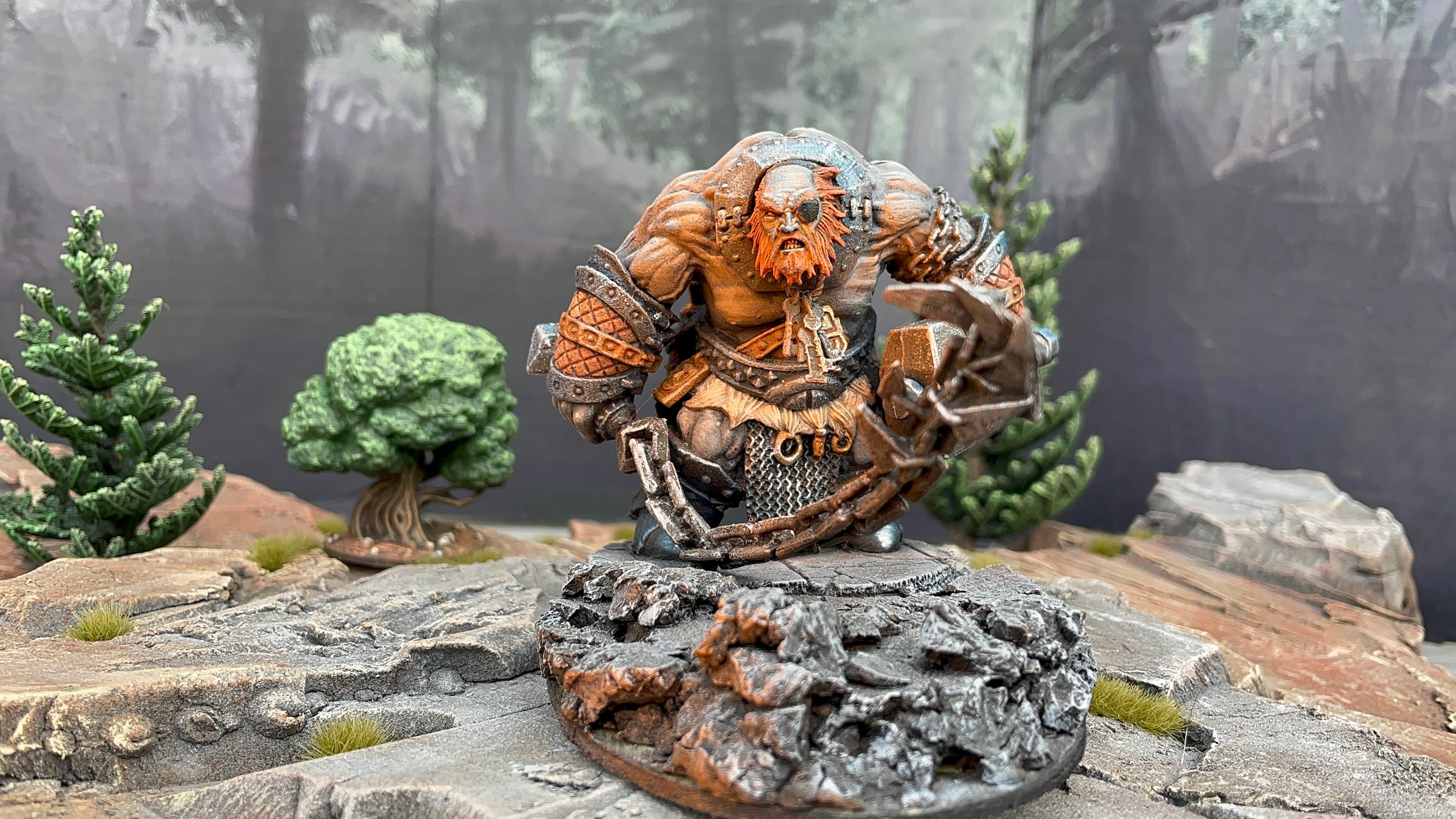 Fire Giant Reaper Miniature