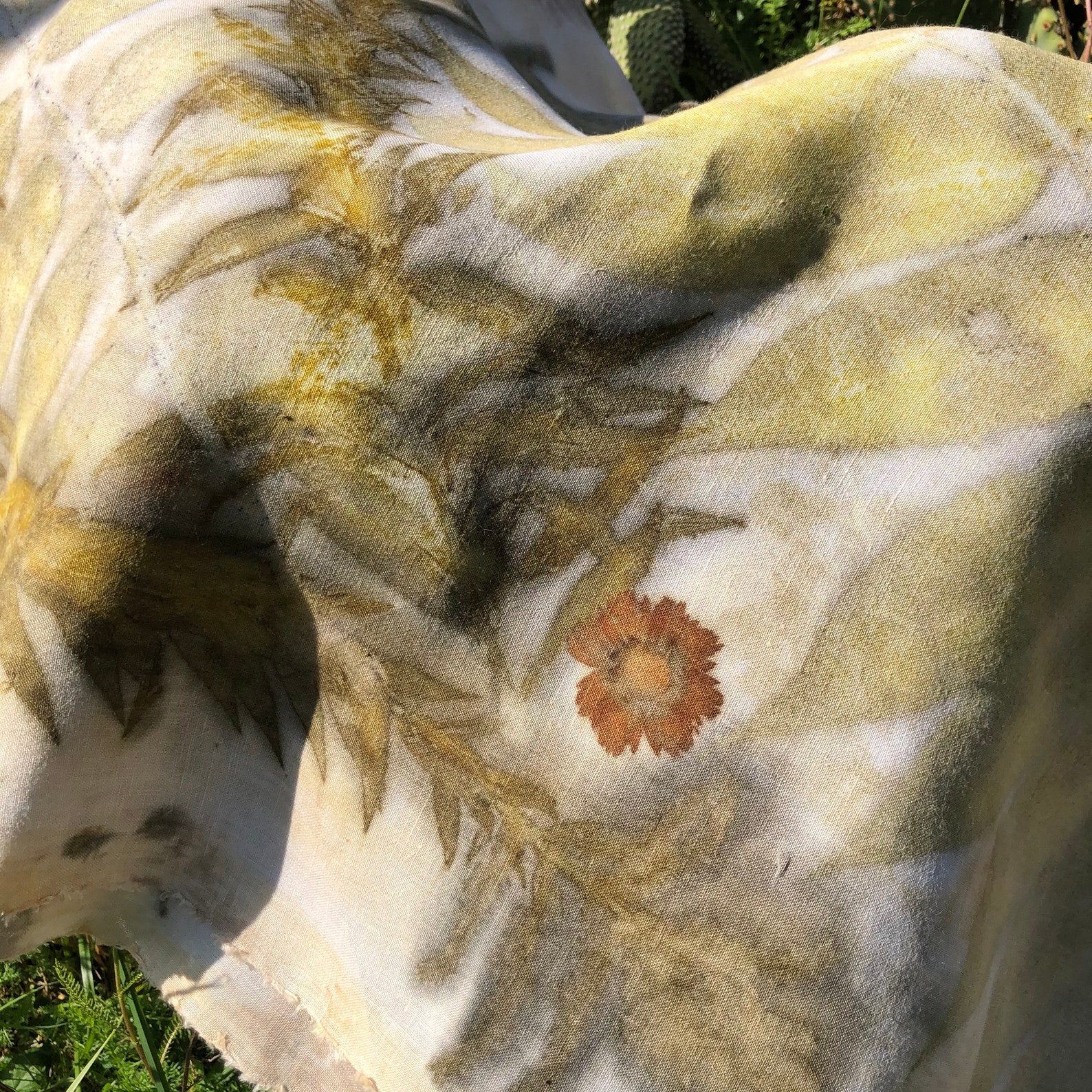 Monochrome Ecoprint Method and Color on Cellulosic Fabrics - Etsy