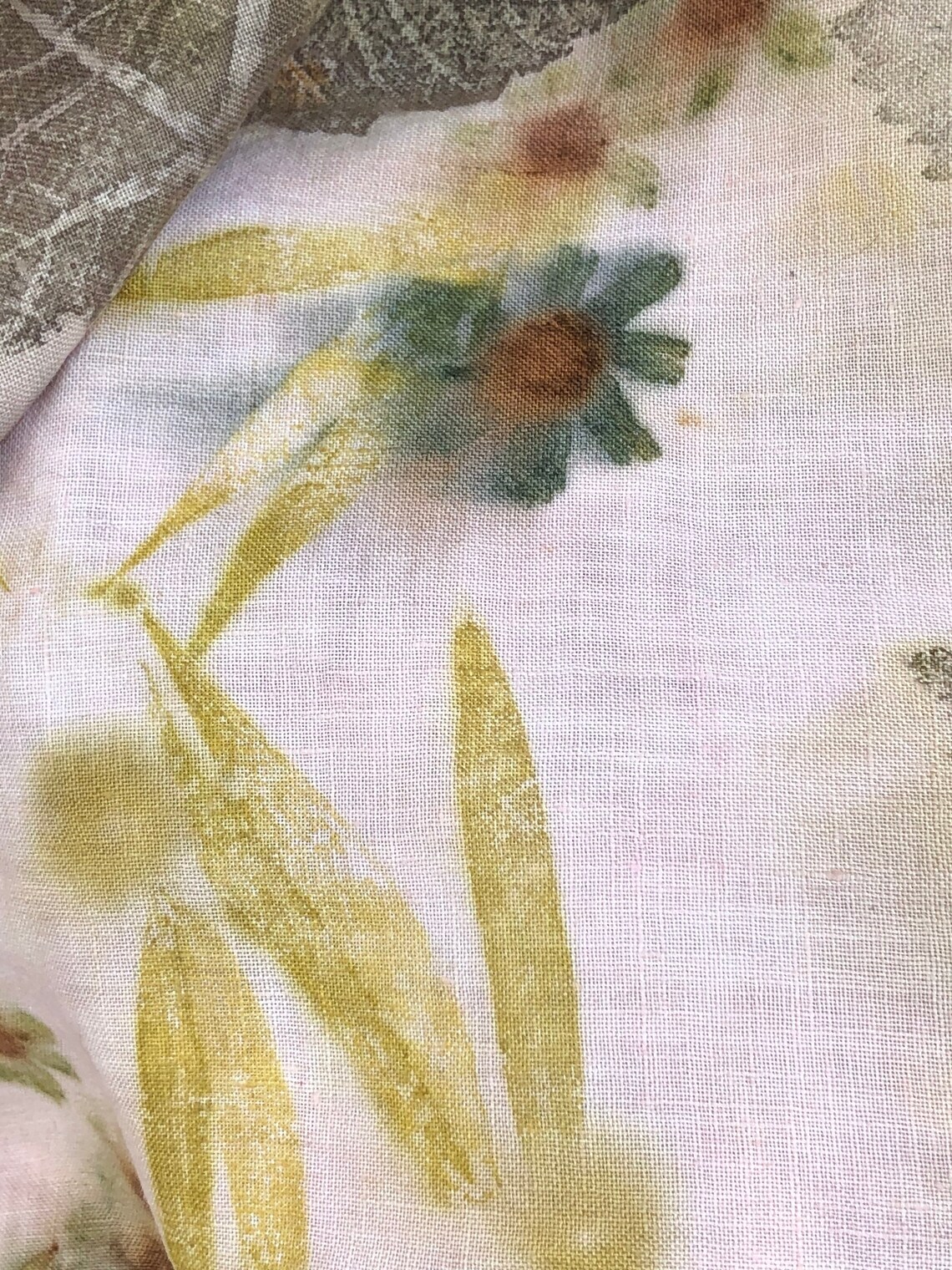 Monochrome Ecoprint Method and Color on Cellulosic Fabrics - Etsy