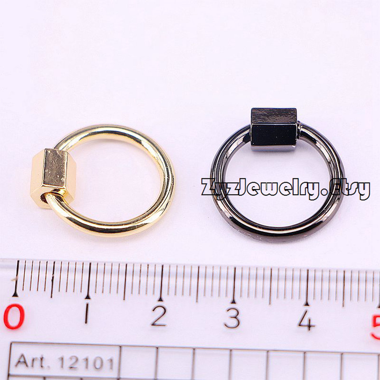 2-10PCS Rounded Lock Round Circle Lock With Screw on - Etsy