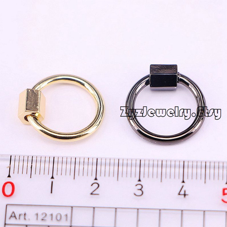 2-10PCS Rounded Lock Round Circle Lock With Screw on - Etsy