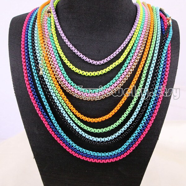 Enamel Necklace - Etsy