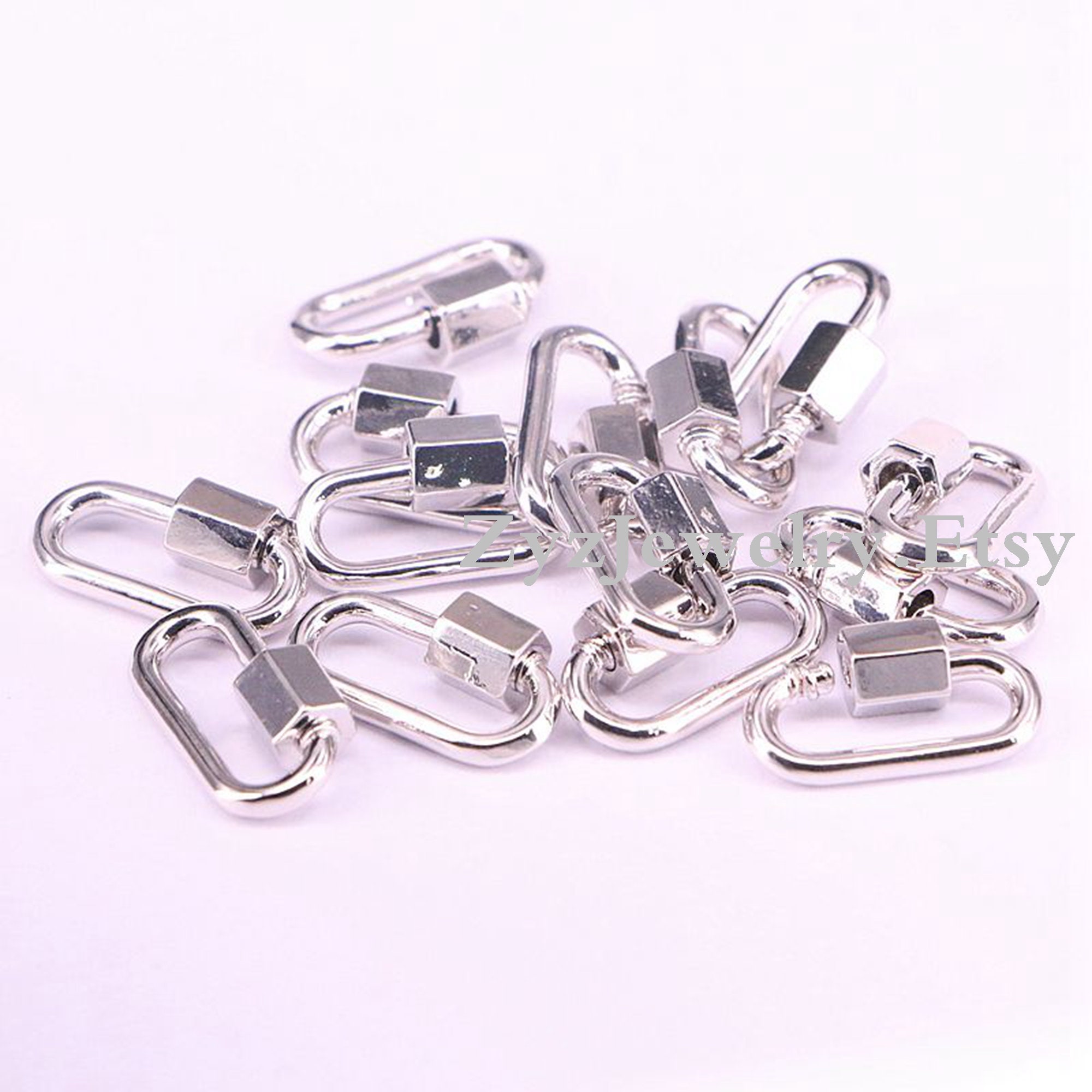 2-10PCS 1020mm Small Oval Screw Clasp Screw Clasp | Etsy