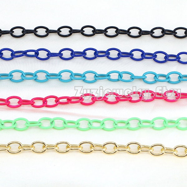 Color Chain for Jewelry - Etsy