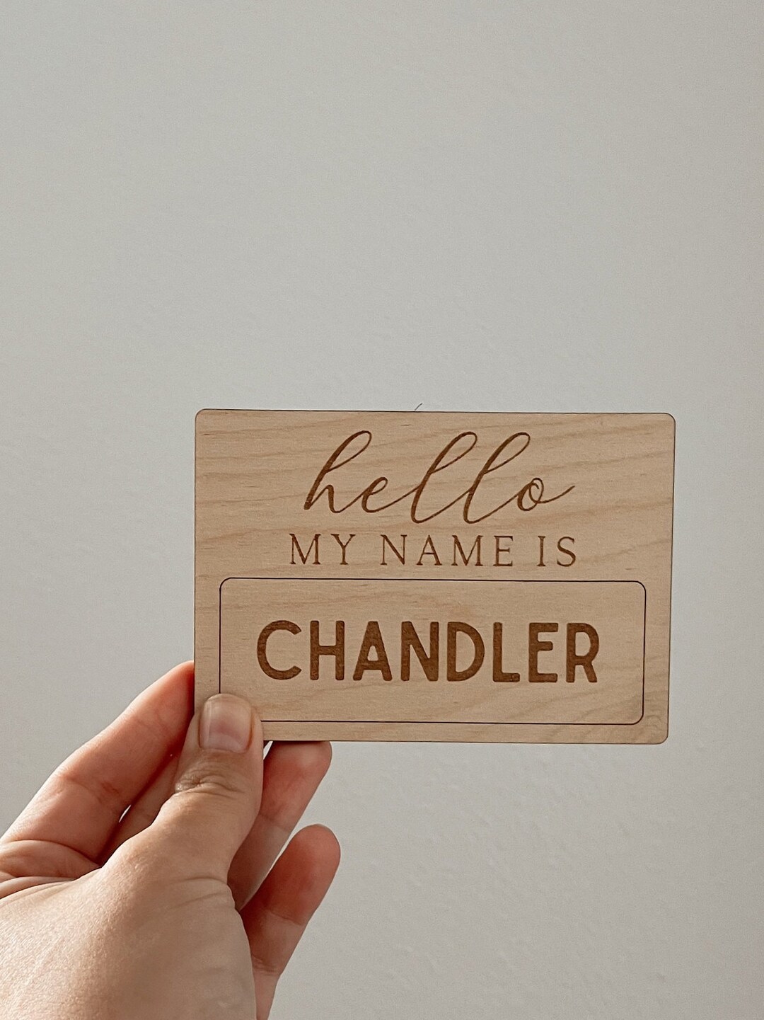 Hello My Name is Sign | Baby Name Sign | Hello World Birth Announcement ...