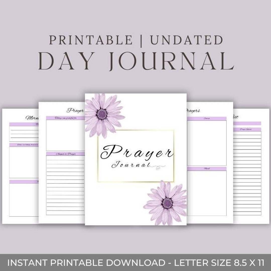 Prayer Planner, Digital Prayer Journal, Prayer Journal, Prayer Notes ...