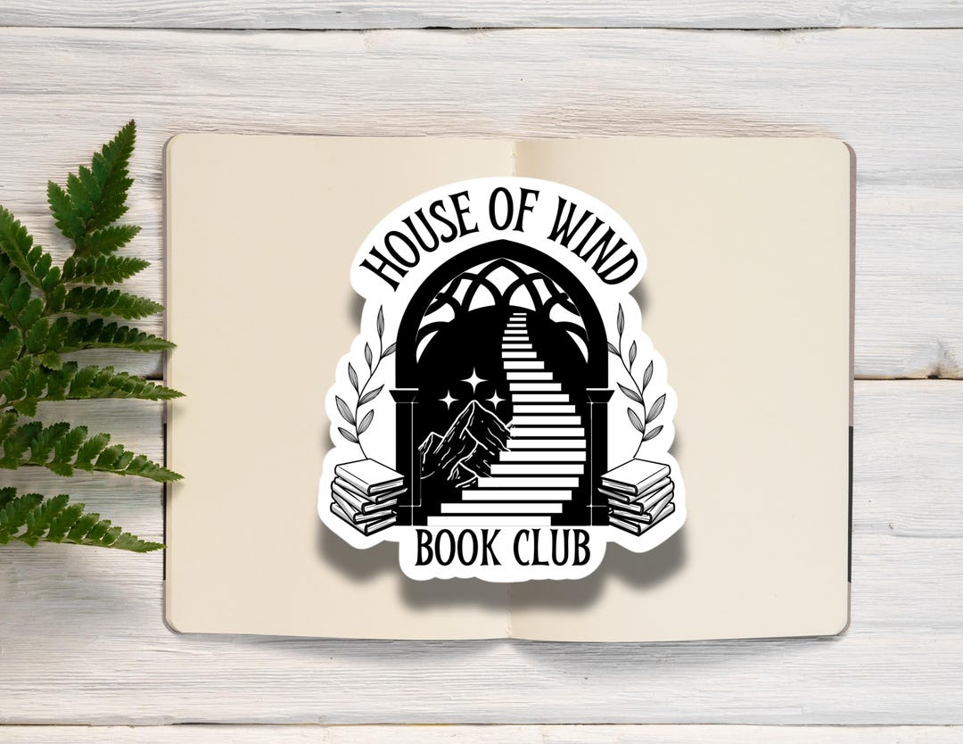 House of Wind Book Club Sticker - ACOTAR Sticker - Romantasy - Kindle ...