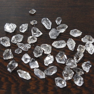 20pcs Raw Diamond Rough Stone, 2-4m4-6mm White Crystal Diamond Nuggets ...