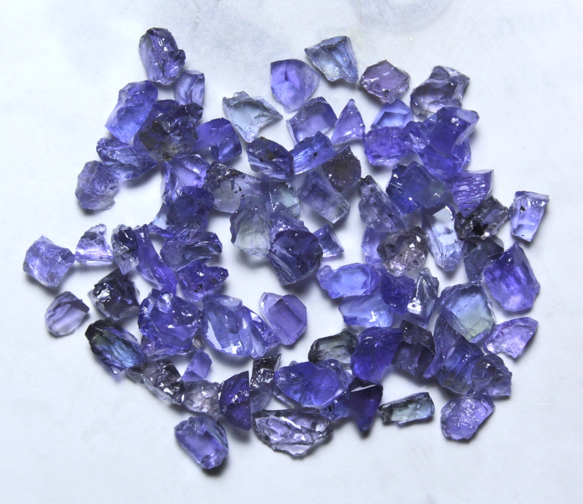30crts Raw Tanzanite Rough Stone Natural Tanzanite Cheeps - Etsy