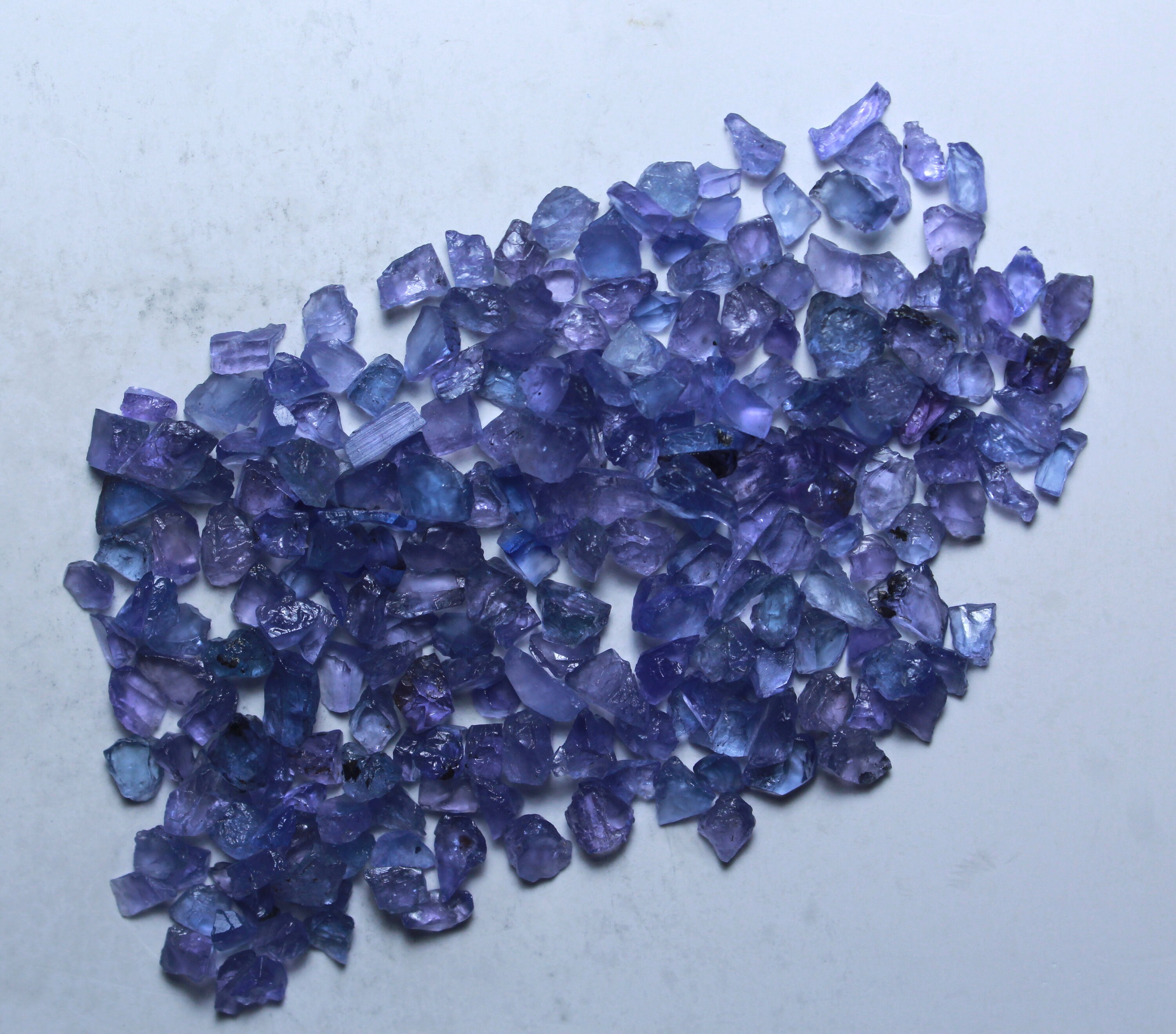 75 Pieces Natural Raw Tanzanite Rough Stone Blue Crystal | Etsy