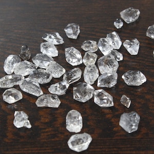 20pcs Raw Diamond Rough Stone, 2-4m4-6mm White Crystal Diamond Nuggets ...