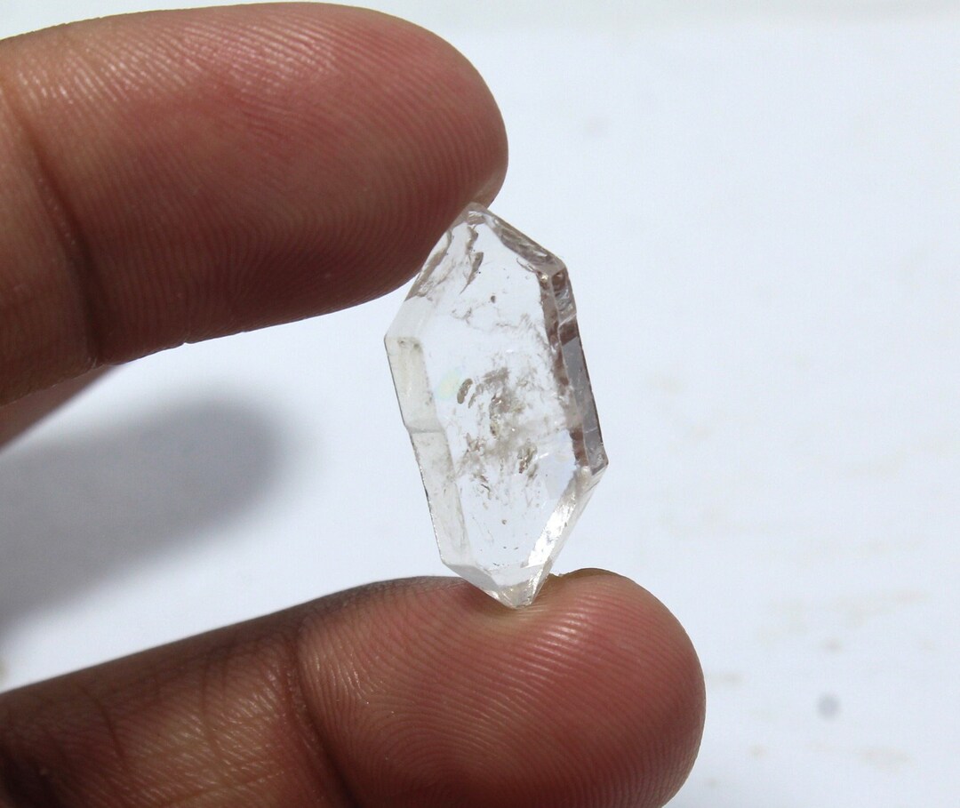 Amazing Herkimer Diamond Rough Raw Gemstone, 10x22mm Raw White Diamond ...