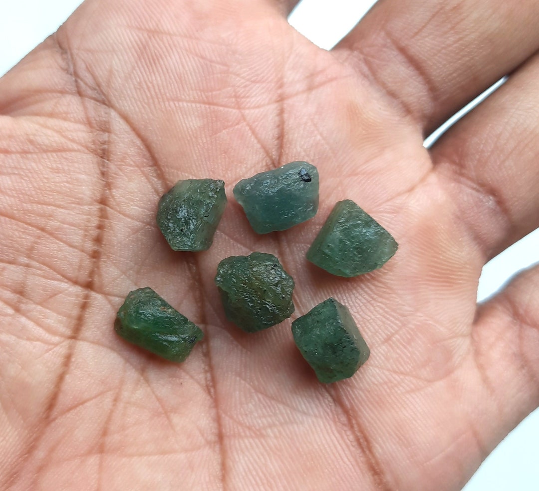 Natural Raw Emerald Rough Stone, Making Jewelry Emerald Raw Gemstone ...