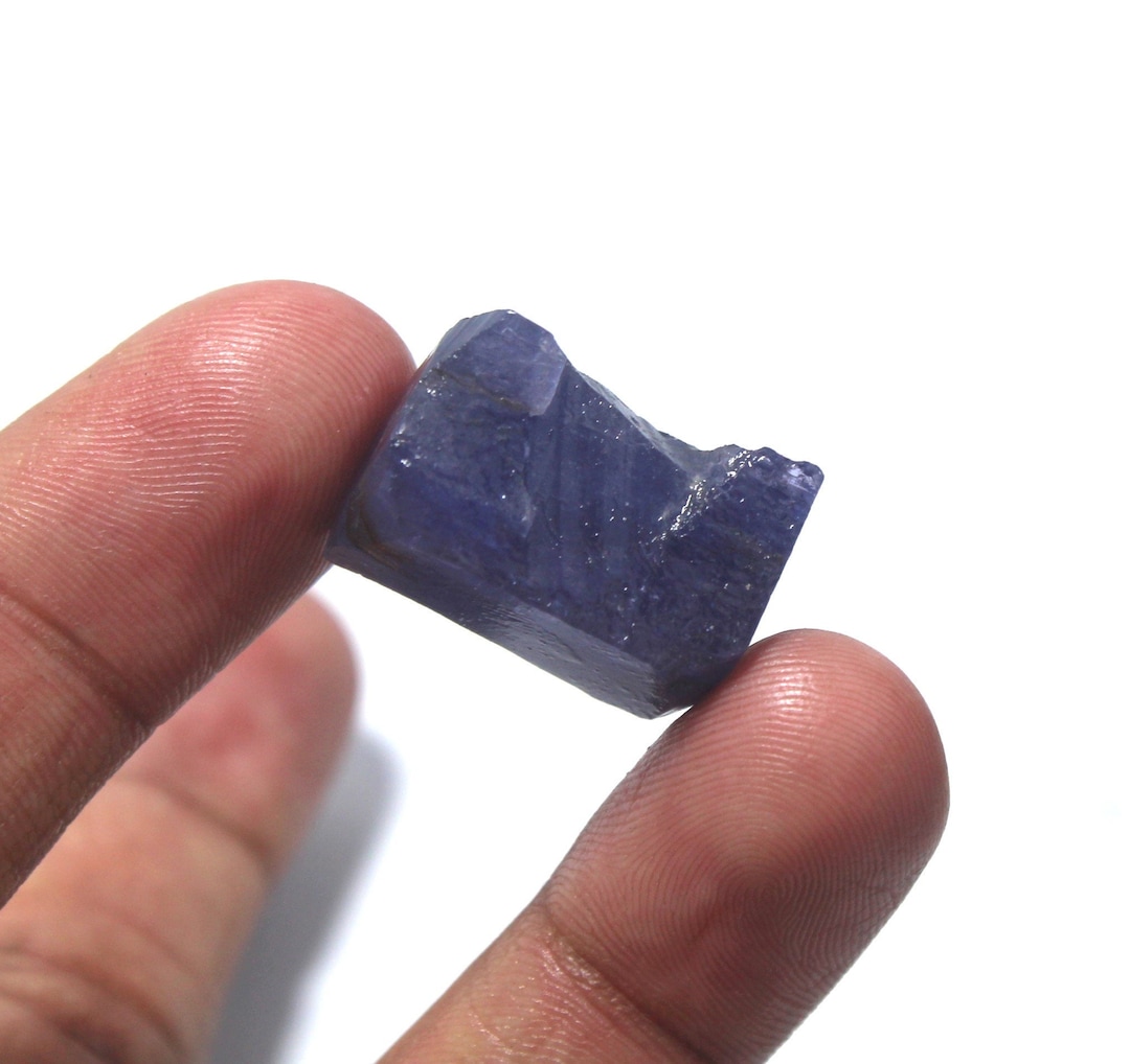 Natural Raw Tanzanite Rough Stone, Huge 14x22mm Loose Tanzanite Raw ...