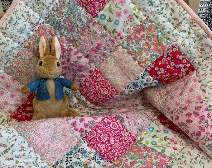 Handmade Patchwork Baby Quilt With Beatrix Potter Fabric - Etsy UK