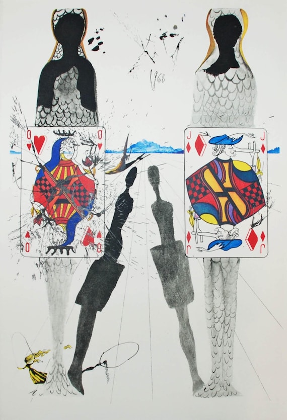 Alice In Wonderland Schilderijen Van Salvador Dali