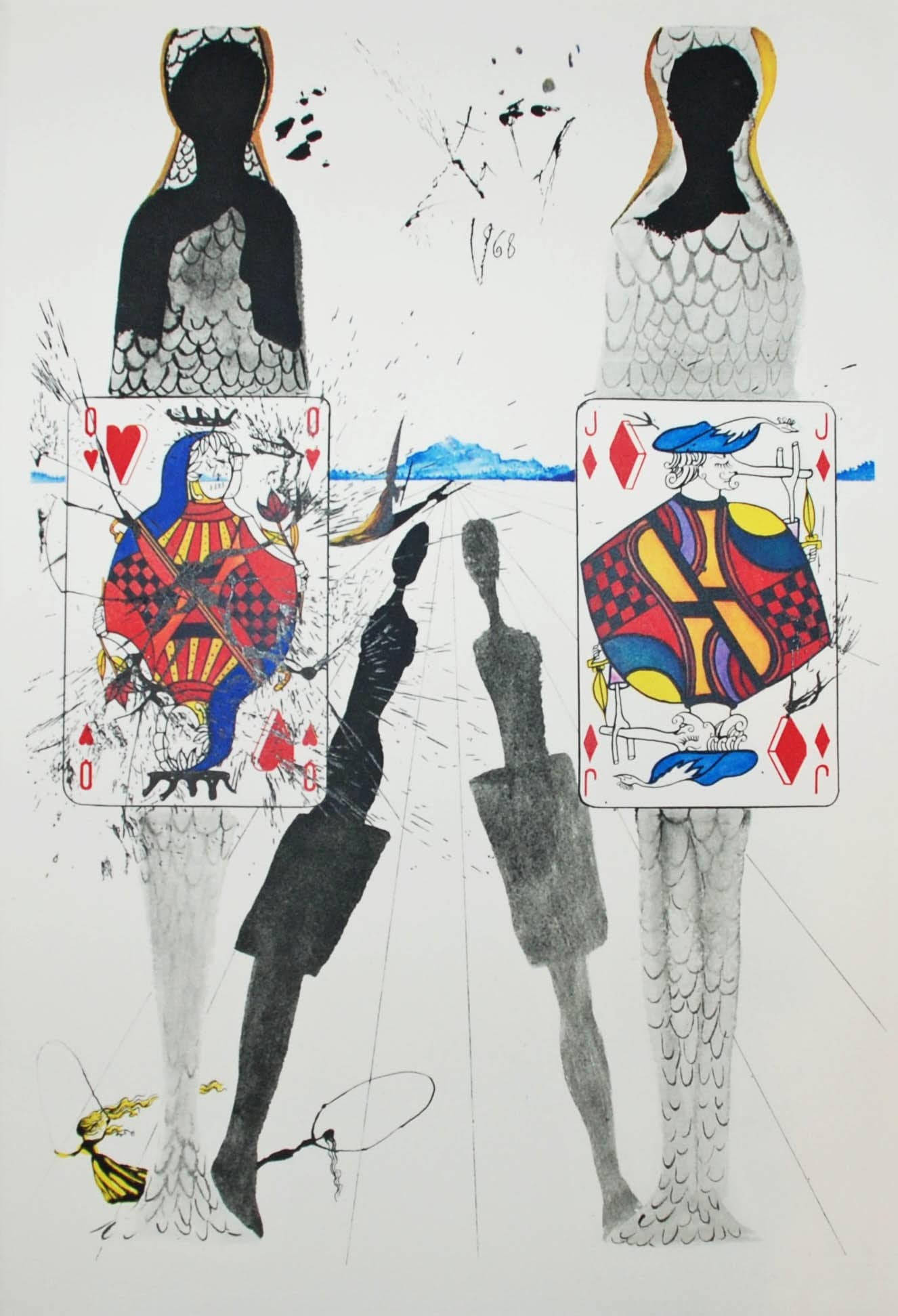 Print, Printable Salvador Dali's Alice in Wonderland - 1969, Entire ...