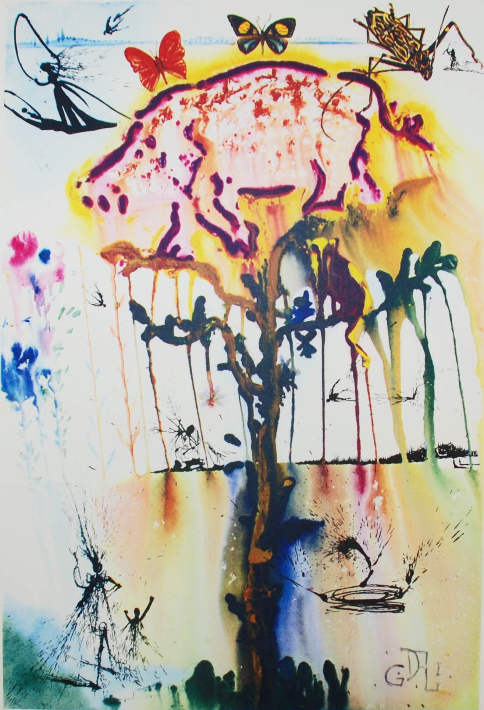 Print, Printable Salvador Dali's Alice in Wonderland - 1969, Entire ...