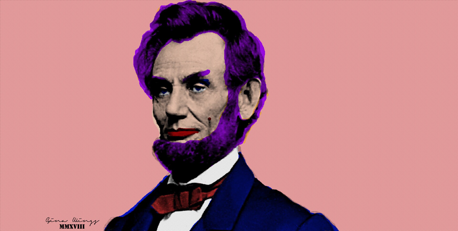 Abraham Lincoln Pop Art