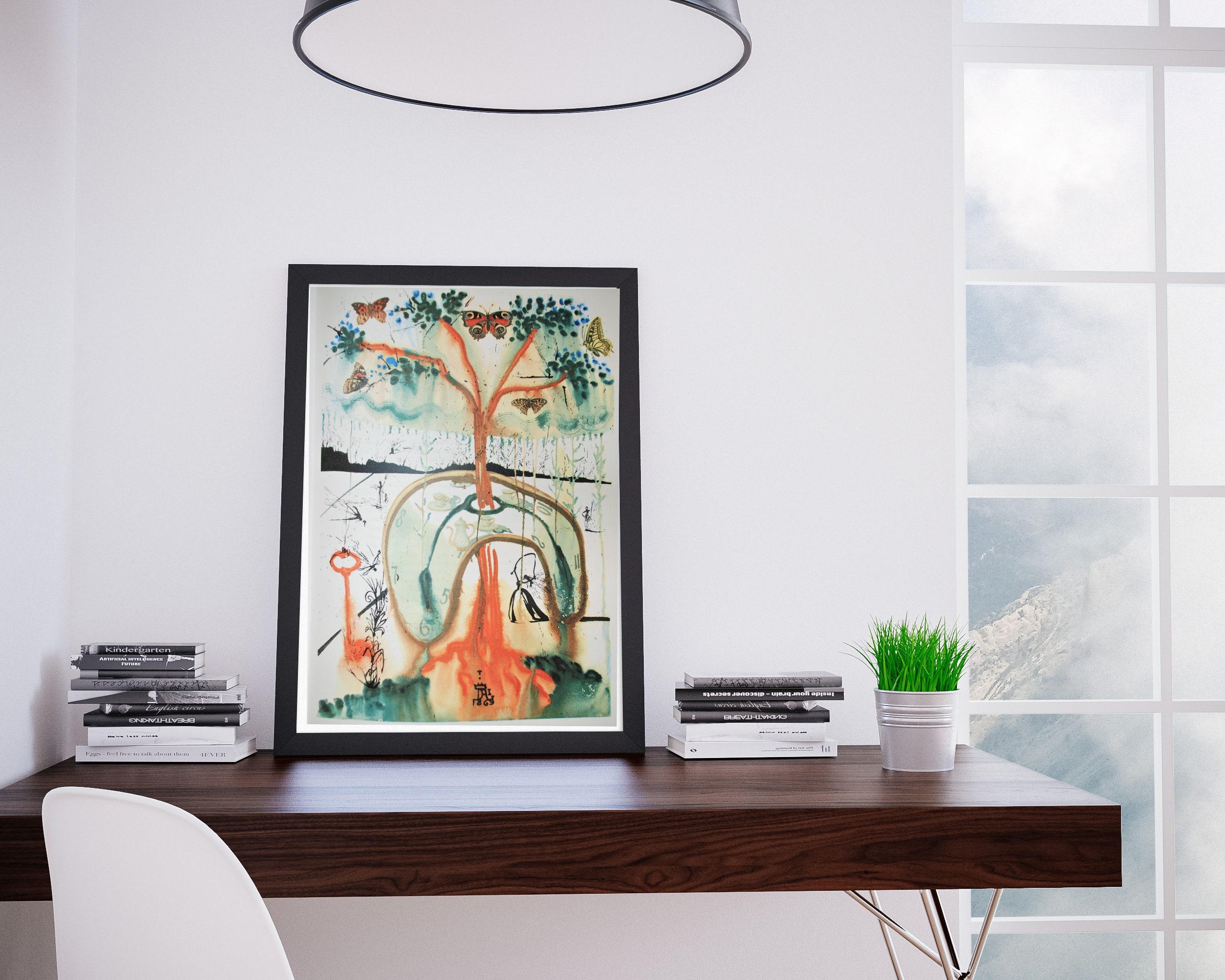 Print, Printable Salvador Dali's Mad Tea Party of Alice in Wonderland ...