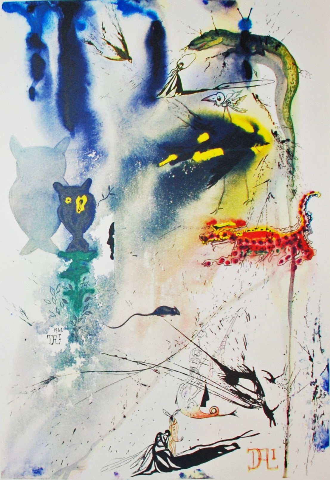 Print, Printable Salvador Dali's Alice in Wonderland - 1969, Entire ...