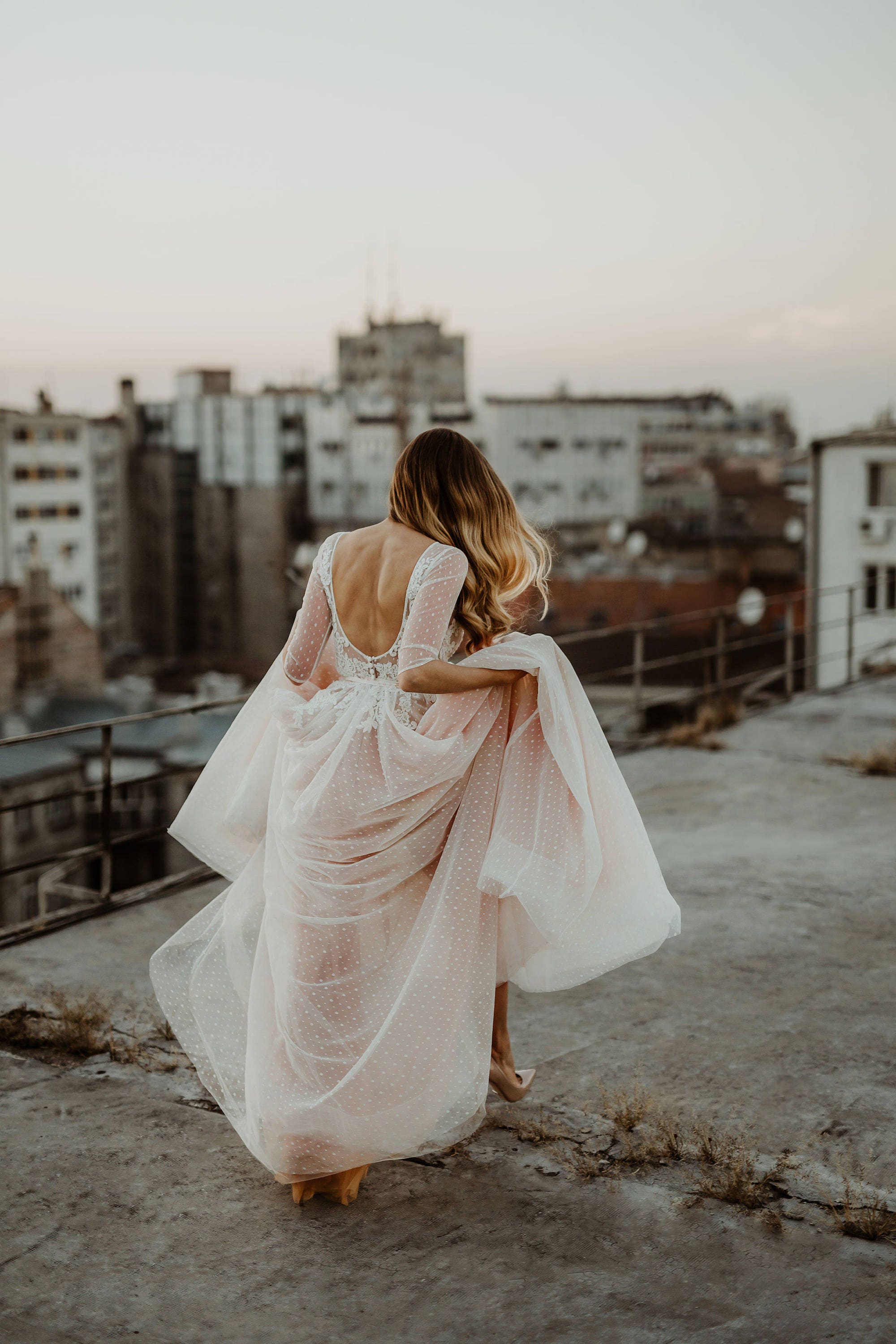 Polka Dots Wedding Dress - Etsy