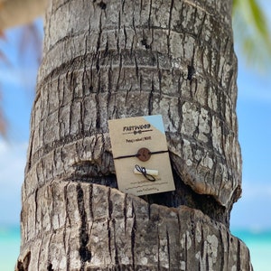 Wave Bracelet With Motivational Message/lucky Charm/wooden - Etsy