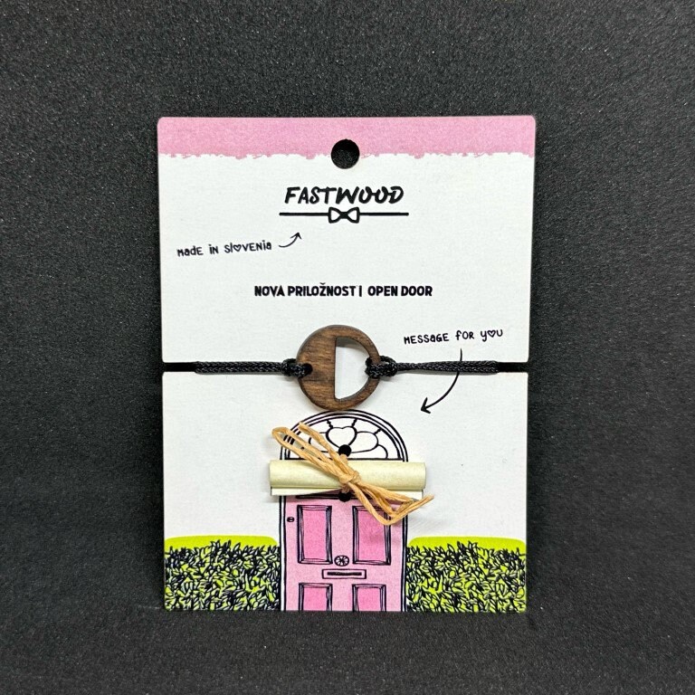 Fresh Start Bracelet With Motivational Message/lucky Charm/wooden ...