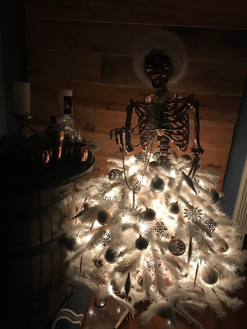 Skeleton Christmas Tree Dress - Etsy