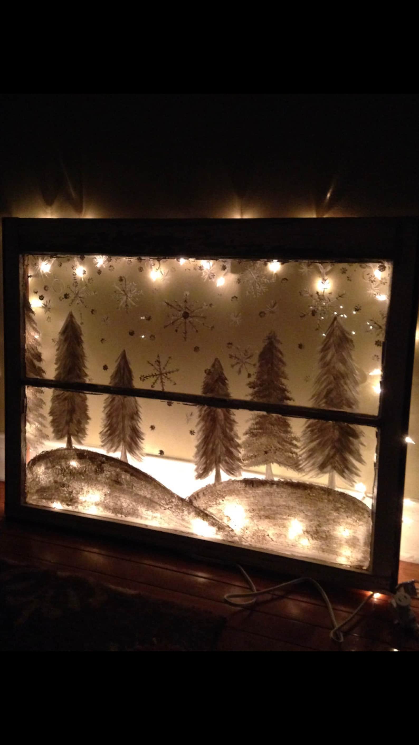 Hand Painted Window - Etsy