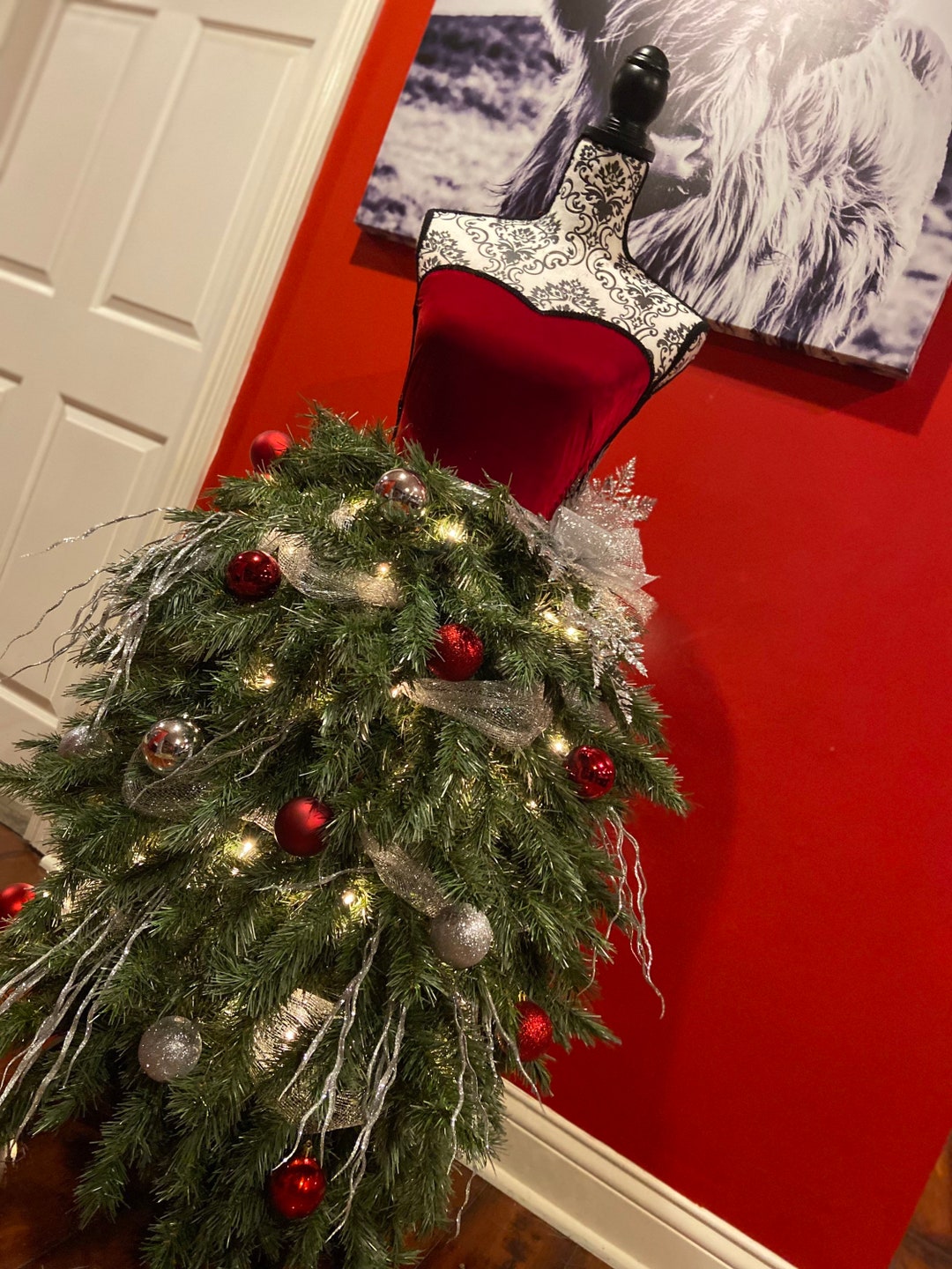 Custom Christmas Tree Dress - Etsy