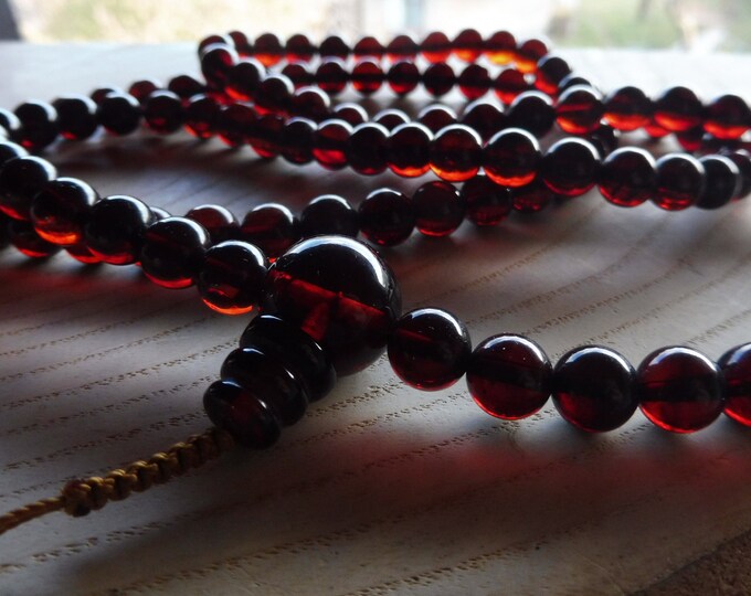 FULL OF LIFE: 108 Beads Baltic Amber Mala size Ø7 Rainbow - Etsy