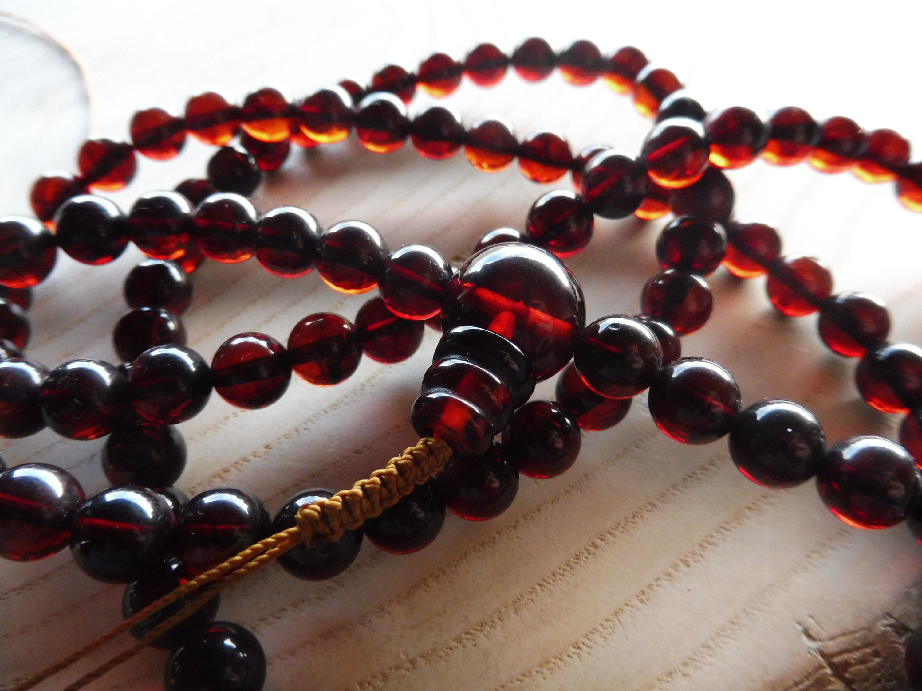 Amber Mala, Mala 108, Buddhist Baltic Amber Mala, Meditation Mala , 8 ...