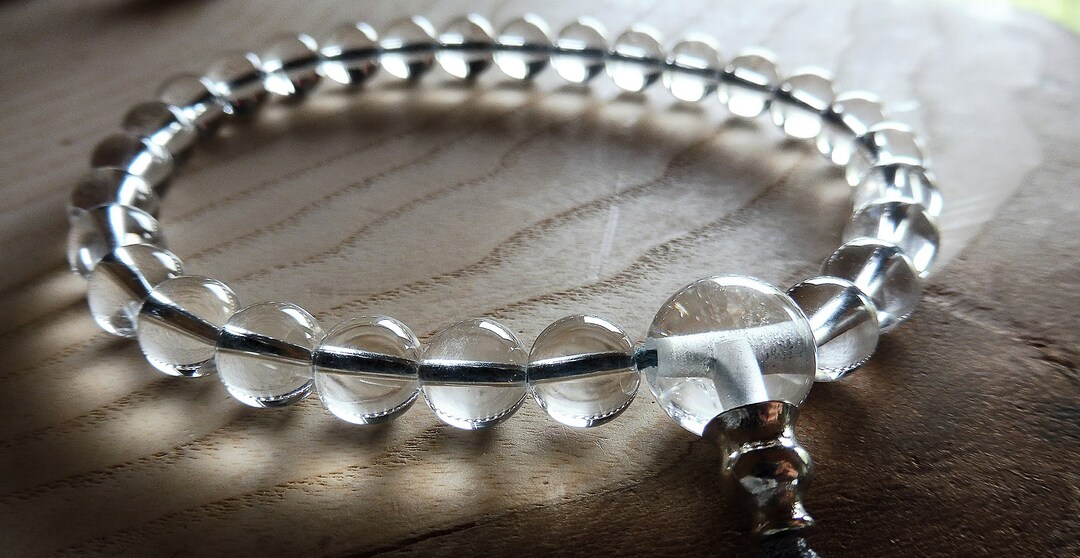 Mala Wrist Hand Mala 27 Beads Prayer Beads Crystal Beads - Etsy