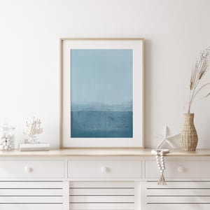 Large Blue Abstract Art, Rothko-style Abstract Painting, Printable ...