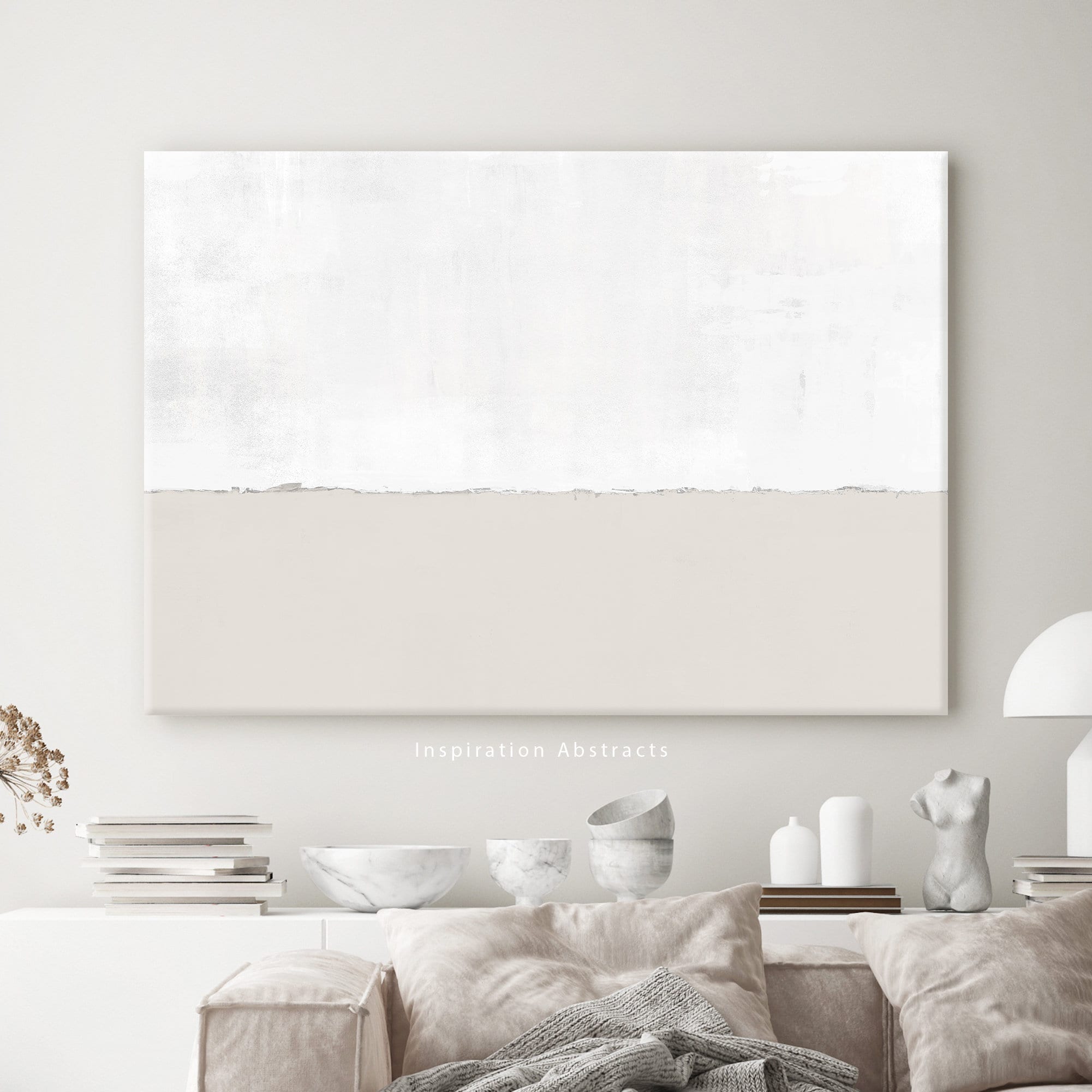Minimalist Painting White