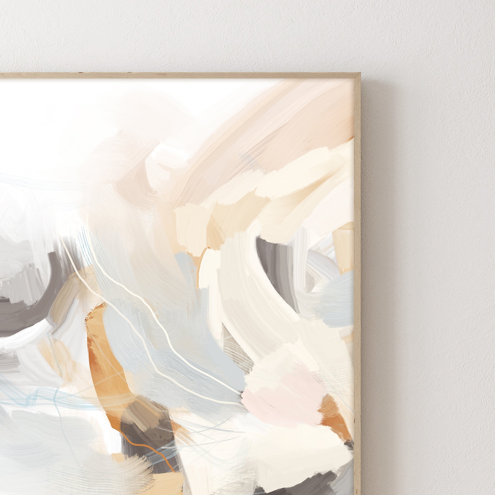 Large Abstract Painting Pastel Wall Art Printable Wall Art - Etsy