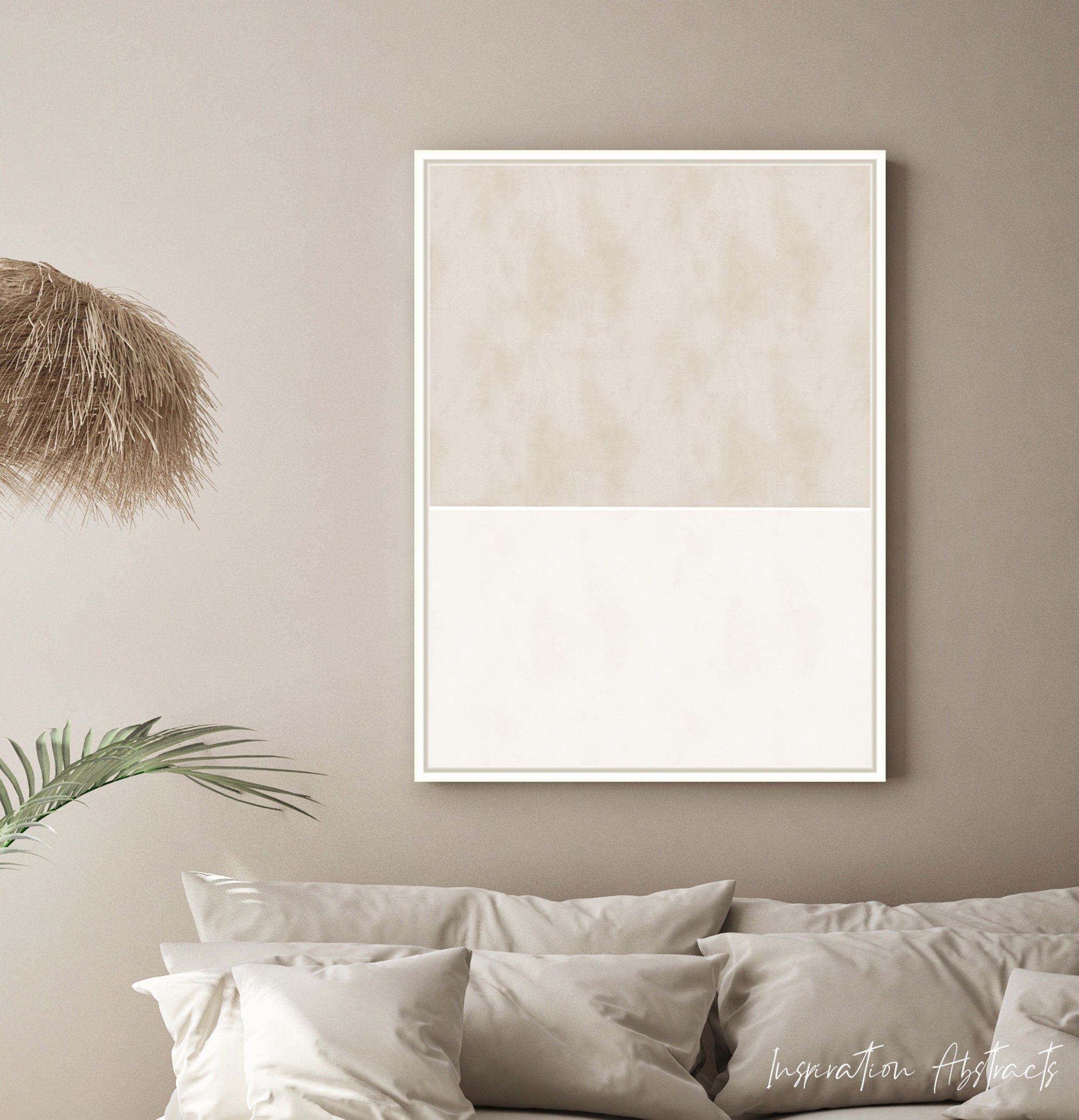 Large Minimal Wall Art Neutral Tone Print Printable Art - Etsy